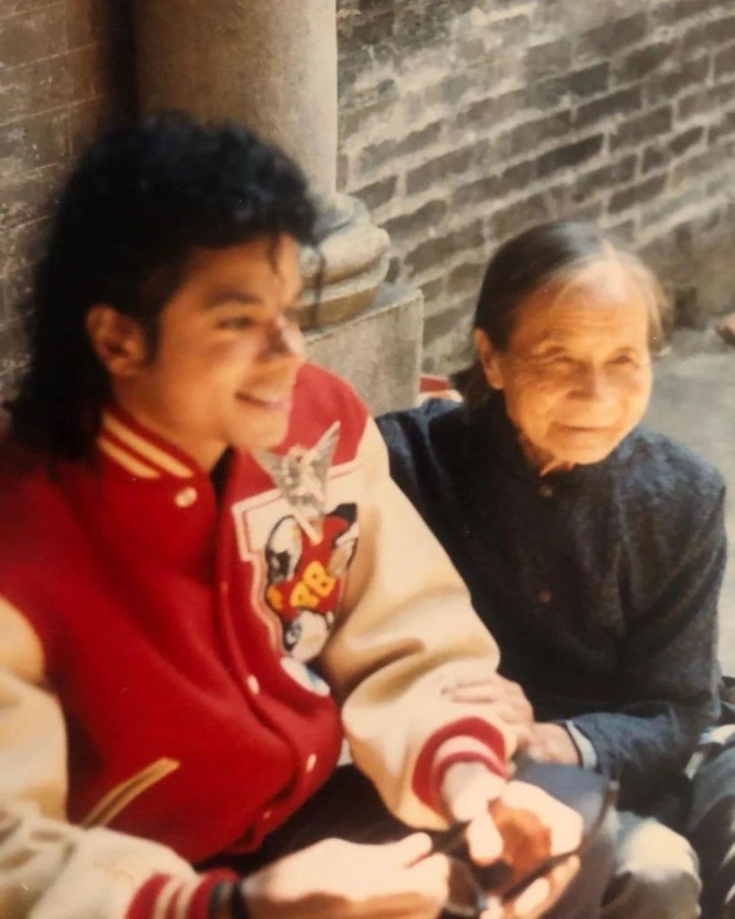 Michael Jackson à Zhongshan, en Chine, octobre 1987