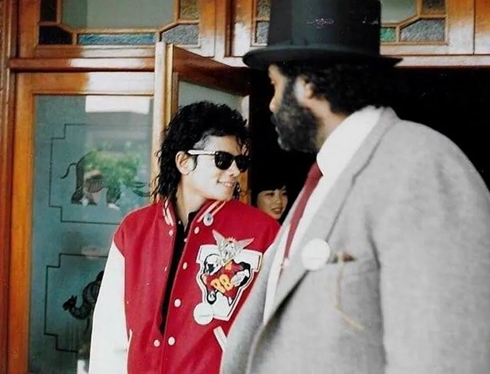 Michael Jackson à Zhongshan, en Chine, octobre 1987