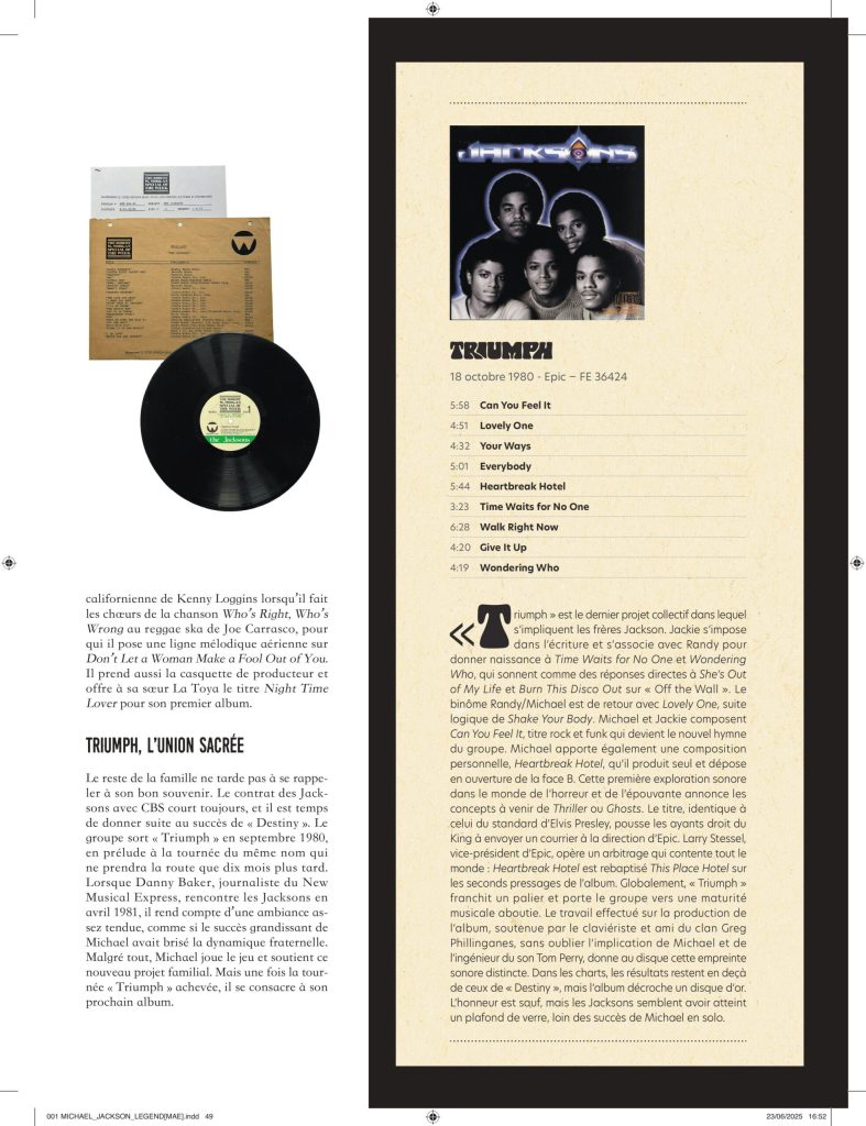 Livre Michael Jackson Legend de Richard Lecocq